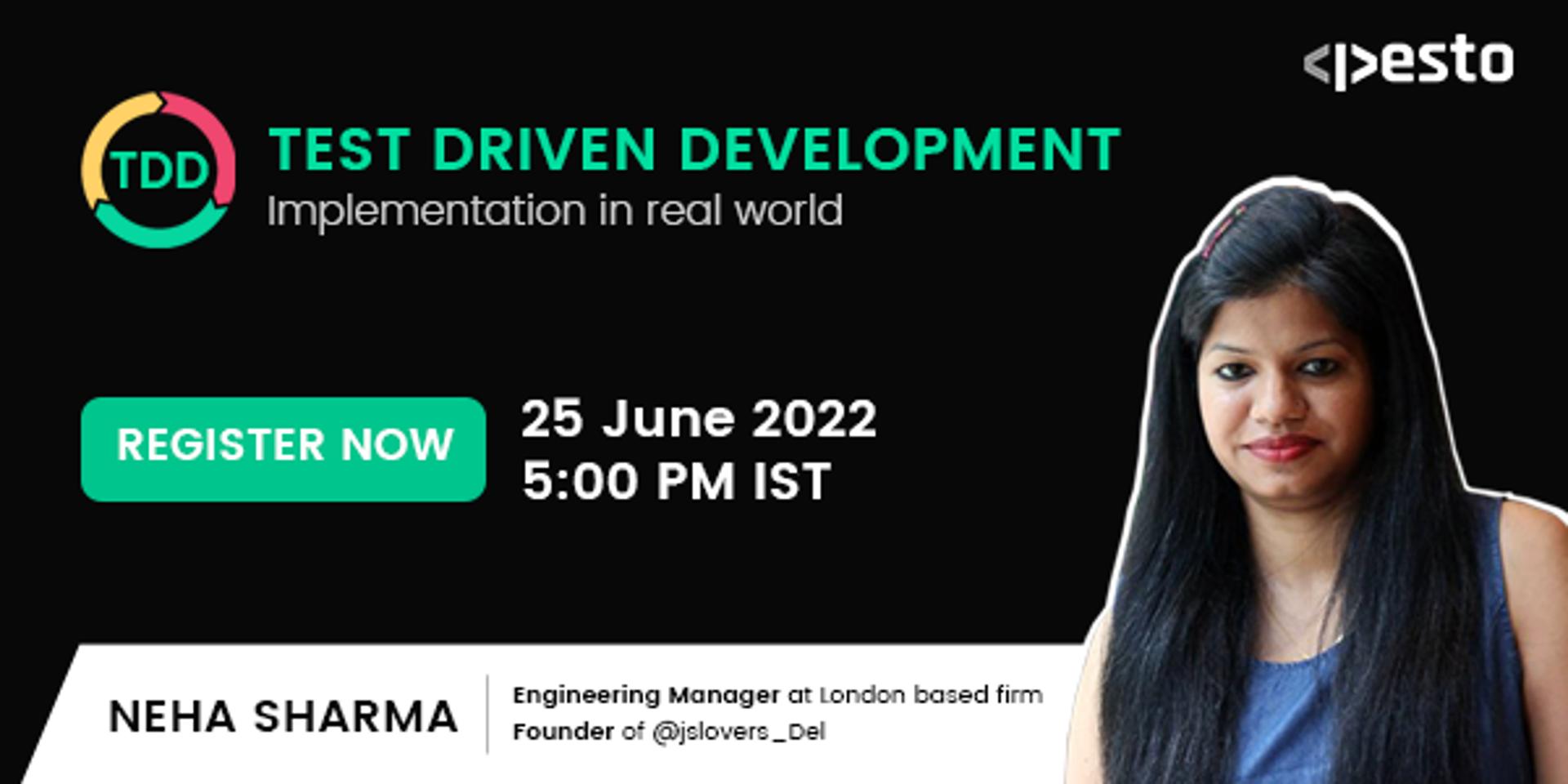 🚦Learn Test Driven Development (Javascript) · Zoom · Luma